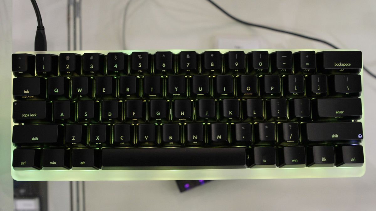 KBP Experiments With Keyboard Designs, Vintage Key Caps On V60, V80 And ...