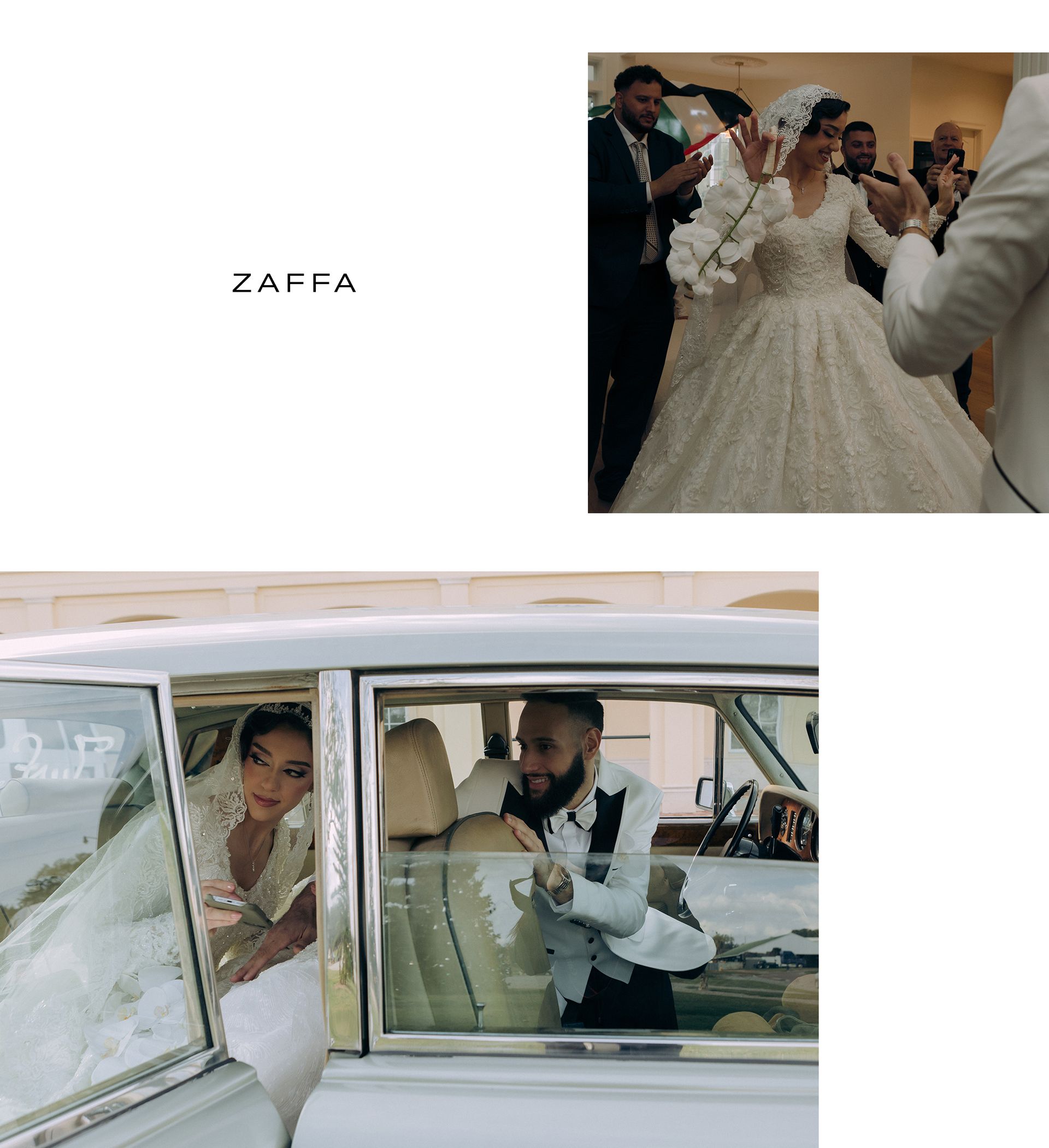Who What Wear Weddings: Sally Ashour and Abdul Ayyad's Glamorous ...