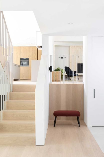 A split level home has gone from cramped and dated to spacious and ...