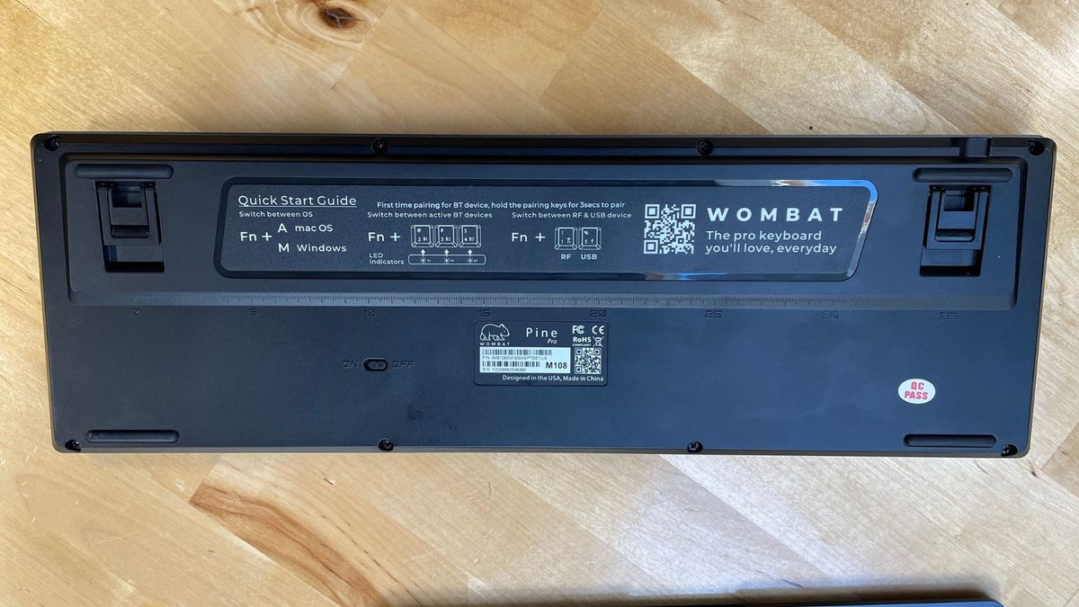 Wombat Pine Professional mechanical keyboard review: Custom feel with ...