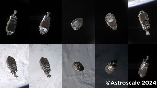 Space-junk scout captures amazing fly-around footage of discarded ...