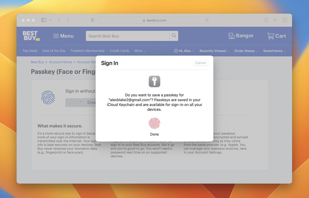 How to use passkeys in macOS Ventura and iOS 16 | TechRadar