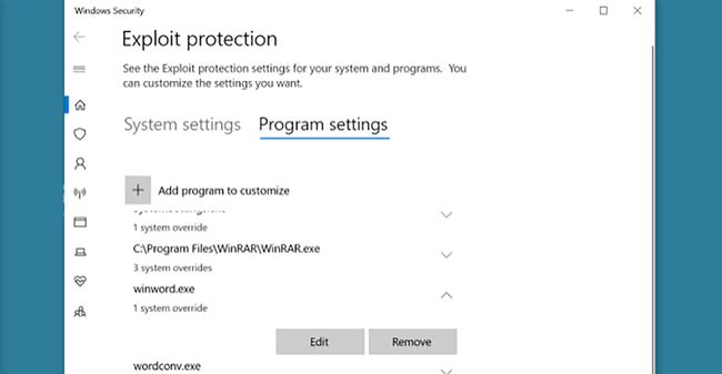 How to turn off Exploit Protection for individual apps in Windows 10 ...