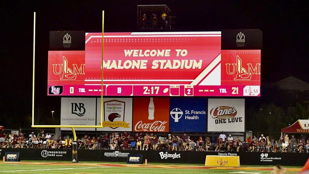 Warhawks Welcomed to Malone Stadium with Bright New LED Displays ...