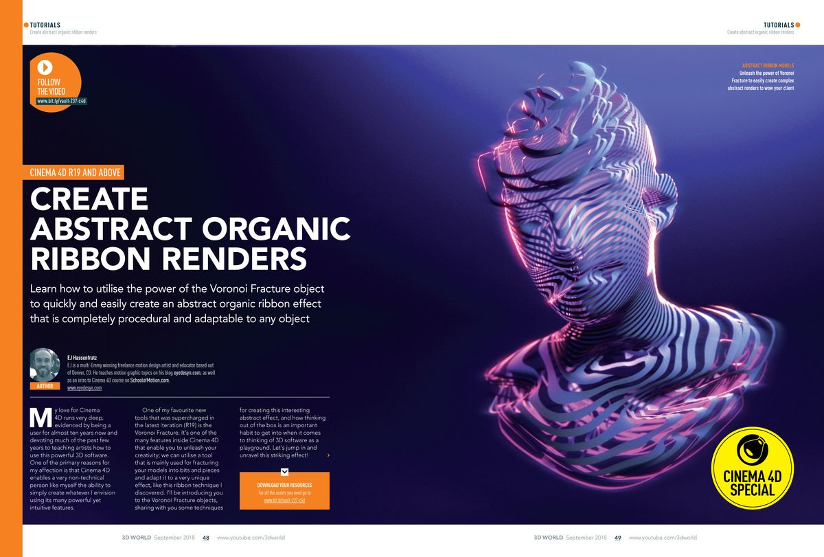 Become a Cinema 4D pro with issue 237 of 3D World | Creative Bloq