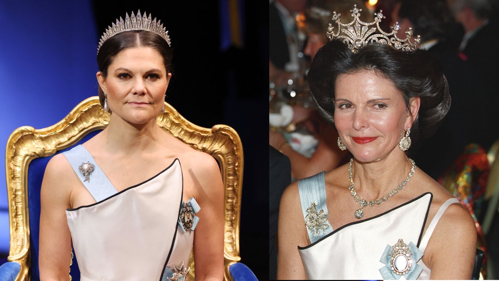 Crown Princess Victoria Shines in Her Mom’s Vintage Gown from 1994 at ...