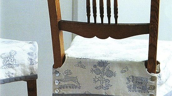 How to make a buttoned chair cover | Ideal Home