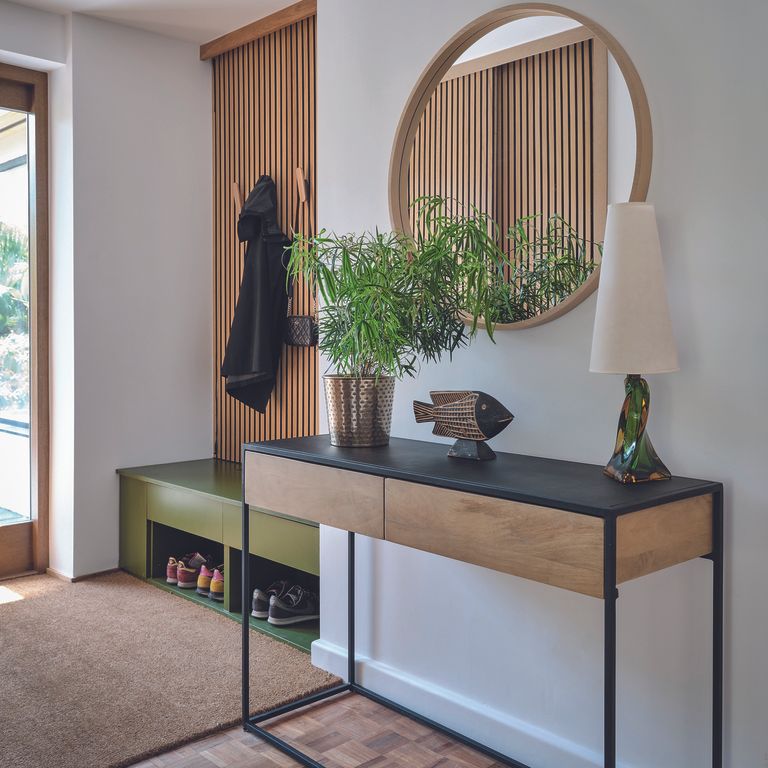 13 hallway storage ideas to create a clutter-free entryway | Ideal Home