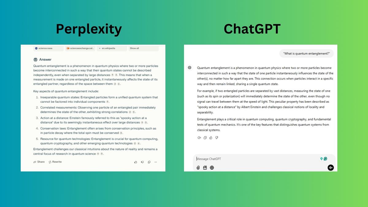 I just tested Perplexity vs ChatGPT with 7 prompts — here's the AI ...