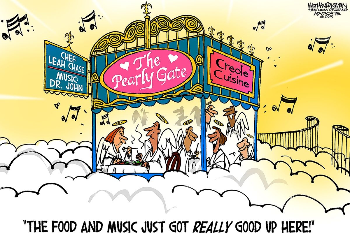 Editorial Cartoon U.S. Doctor John Death New Orleans Creole Food Music ...