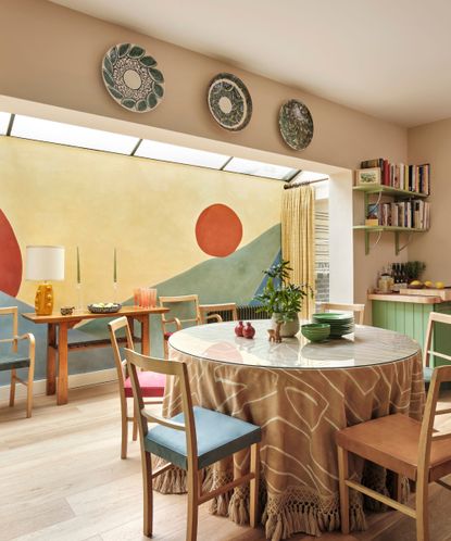 This inviting house is a masterclass in using bold color combinations ...
