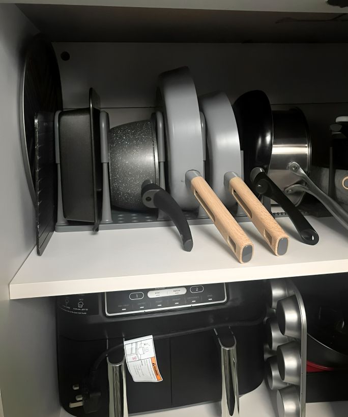 This peg board organizer fixed my messy pan storage | Homes and Gardens