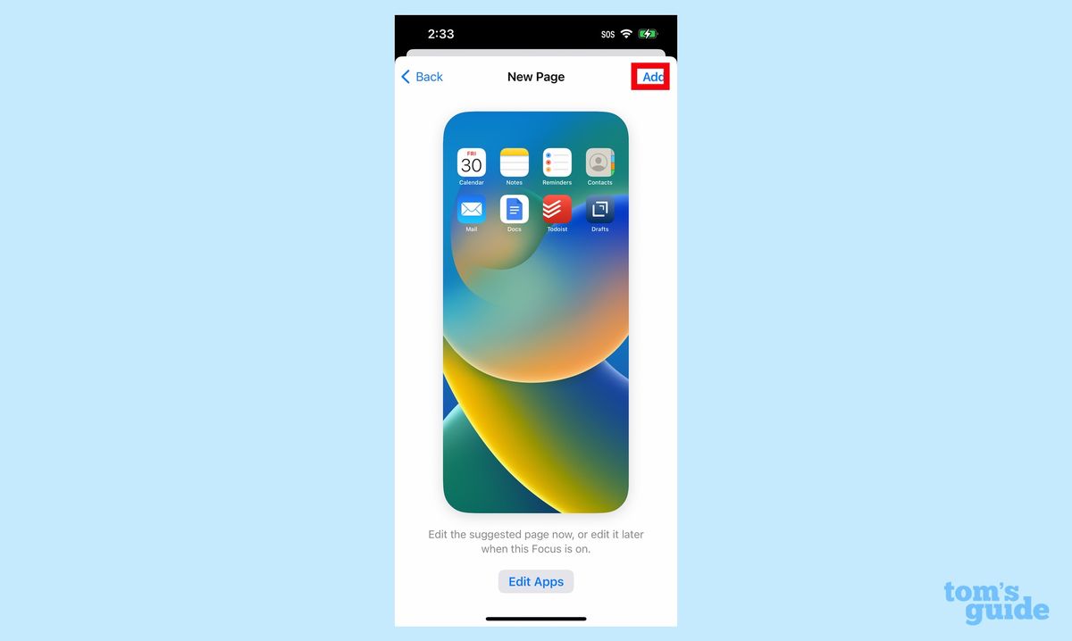 How to set up a Focus mode on your iPhone in iOS 16 | Tom's Guide