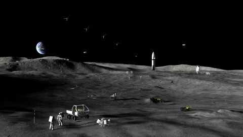 Humans are going to the Moon. Cameras and massive seven-foot drones ...