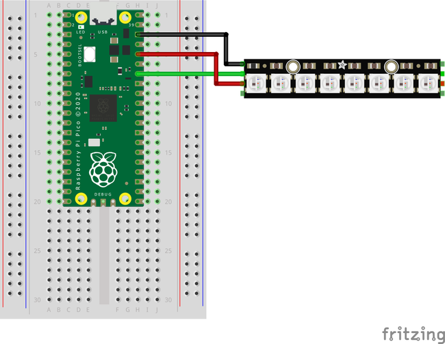 How To Control Neopixels With Basic On Raspberry Pi Pico Toms Hardware