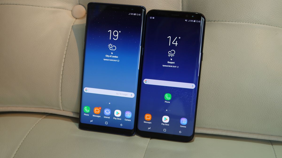 Samsung Galaxy Note 8 vs Samsung Galaxy S8 Plus | TechRadar