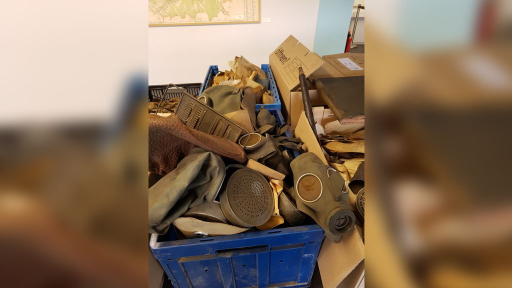 History teacher finds secret cache of Nazi artifacts hidden behind ...