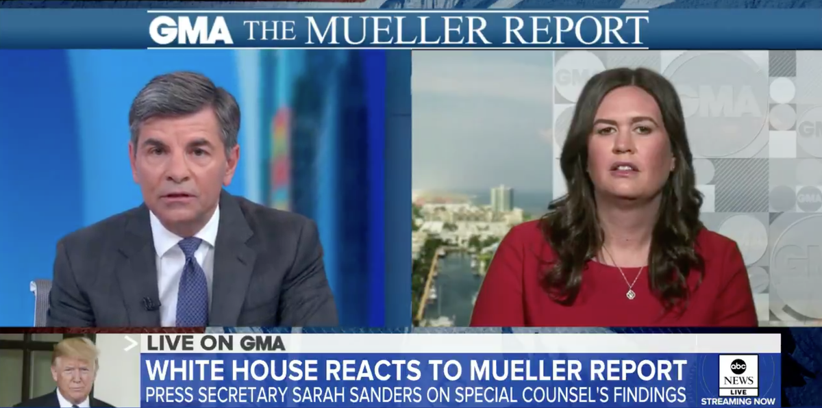 Sarah Huckabee Sanders denies her baseless statements to reporters ...