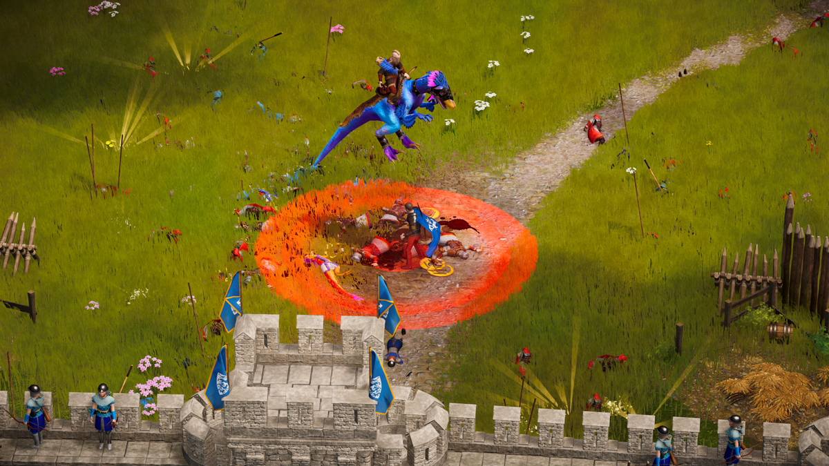 Dinolords blends action RPG combat and RTS battles in a medieval ...