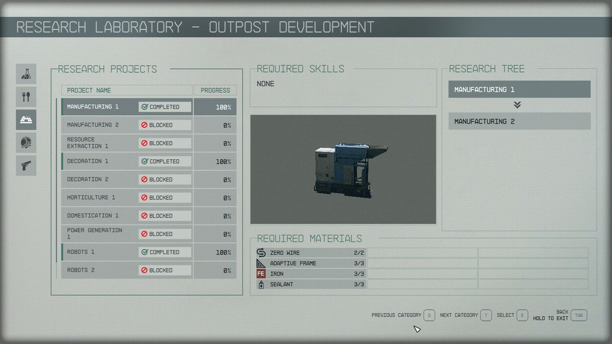 Starfield crafting and research: How to unlock and make new items | PC ...