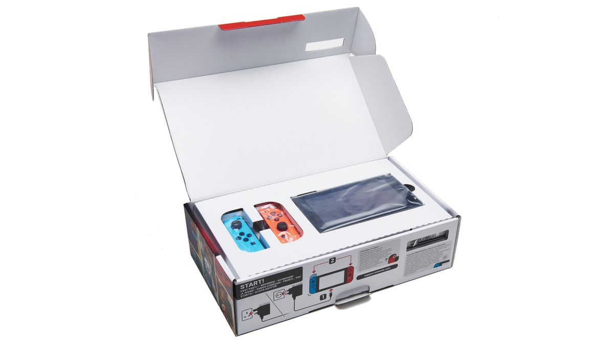 Here's everything inside the Nintendo Switch box | GamesRadar+