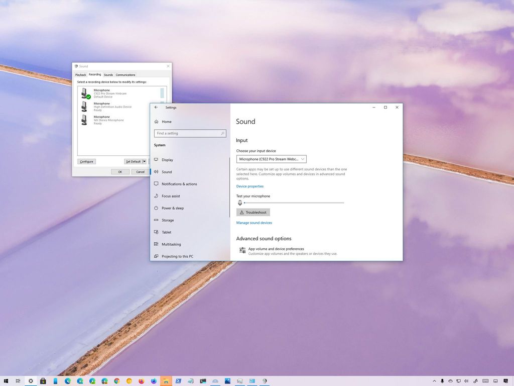 How to set up a microphone as the new default on Windows 10 | Windows ...