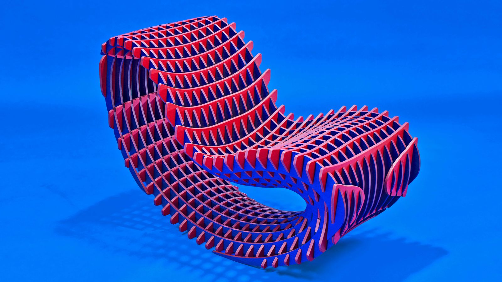 Ron Arad chairs revisited with Alpi colourful wood composite | Wallpaper*