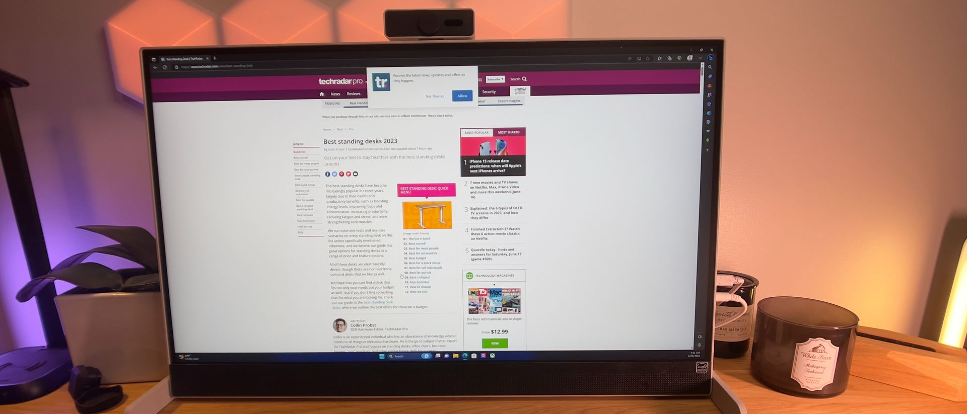 LG Libero Monitor Review | TechRadar