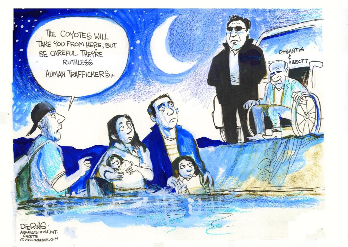 7 cartoons about DeSantis and Abbott's migrant relocation | The Week