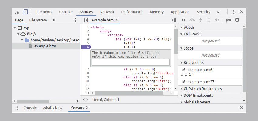 Using debugger - A guide to Google's web tools - Page 2 | Creative Bloq