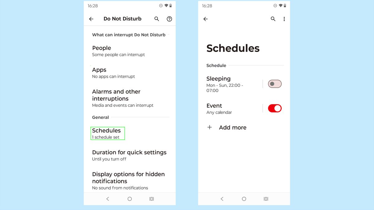 How to set up Do Not Disturb in Android 14 | Tom's Guide