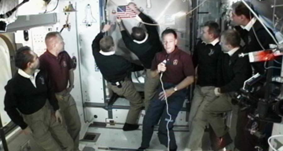 Final Space Shuttle Crew Says Last Goodbyes in Orbit | Space