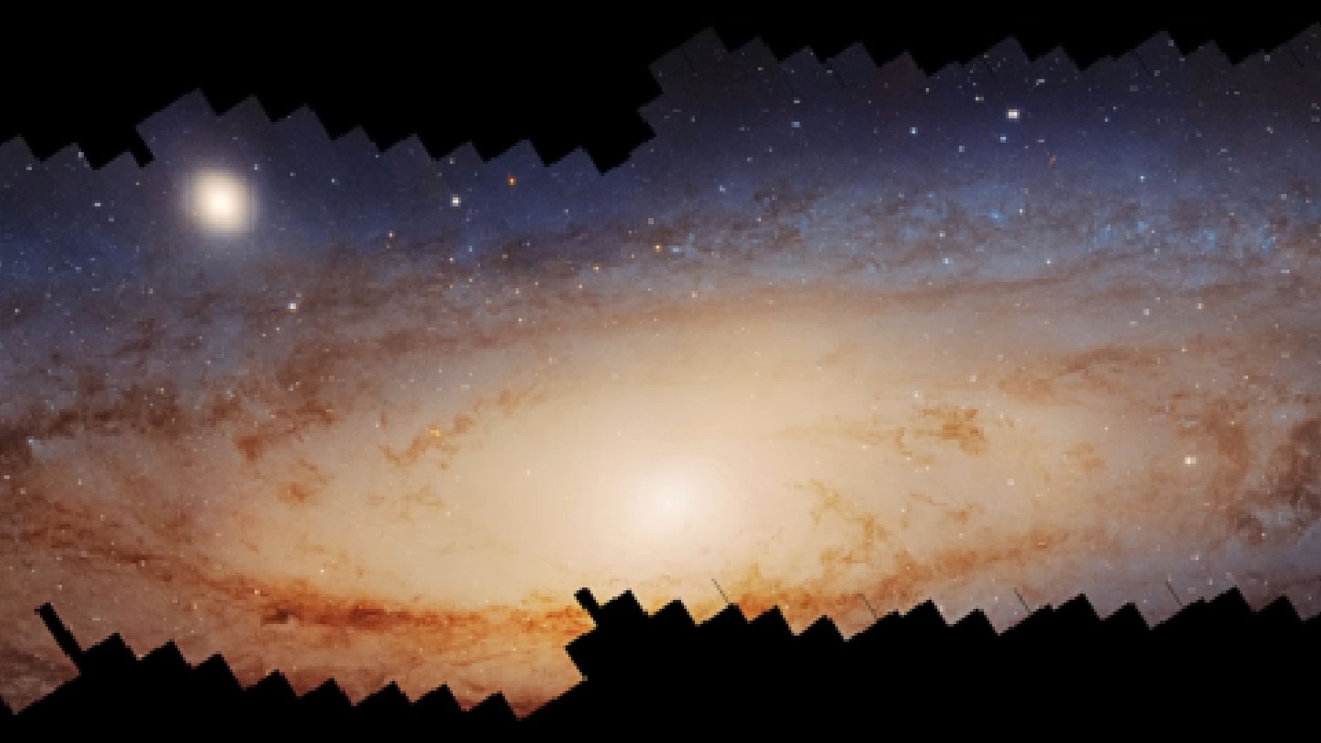 It took a decade for NASA to piece together this 416,592,960 pixel image of the Andromeda galaxy ...