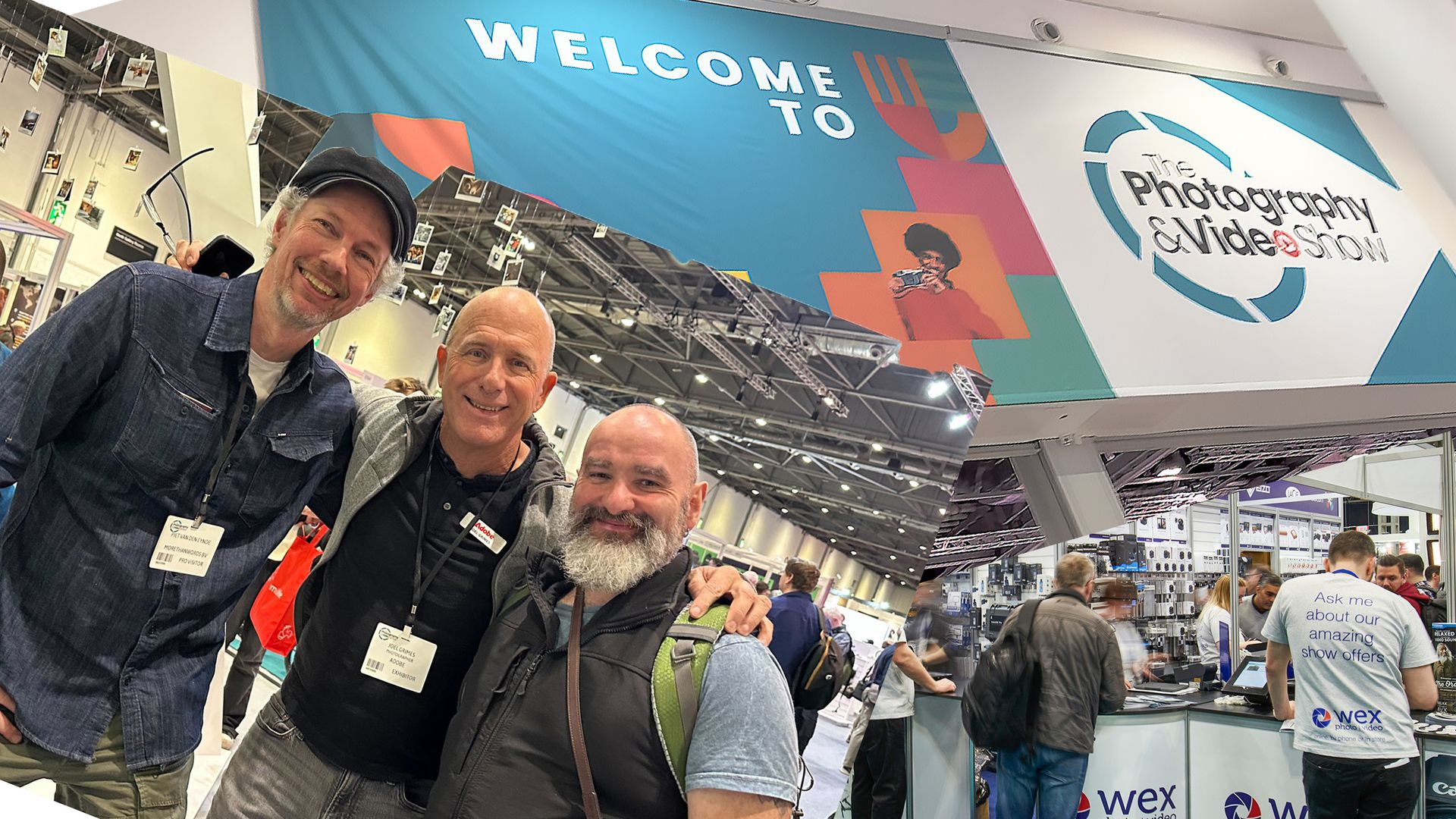 I'm a professional photographer, and I go to a camera trade show every ...