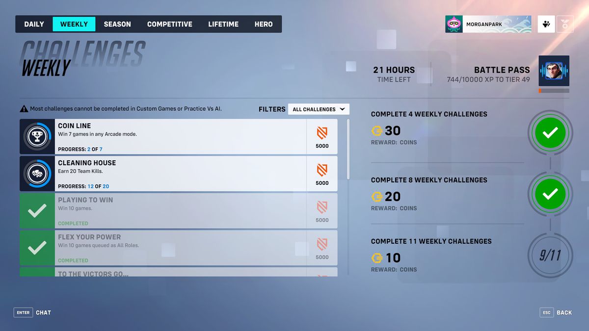 Overwatch 2's weekly coin rewards are insultingly low | PC Gamer