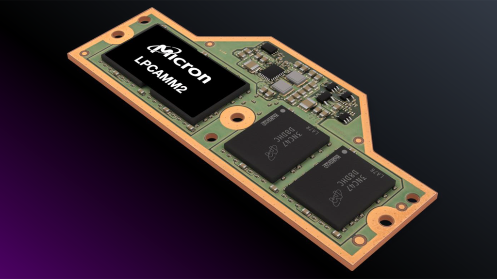 Micron unveils LPCAMM2 - bringing LPDDR5X to smaller form factor memory ...