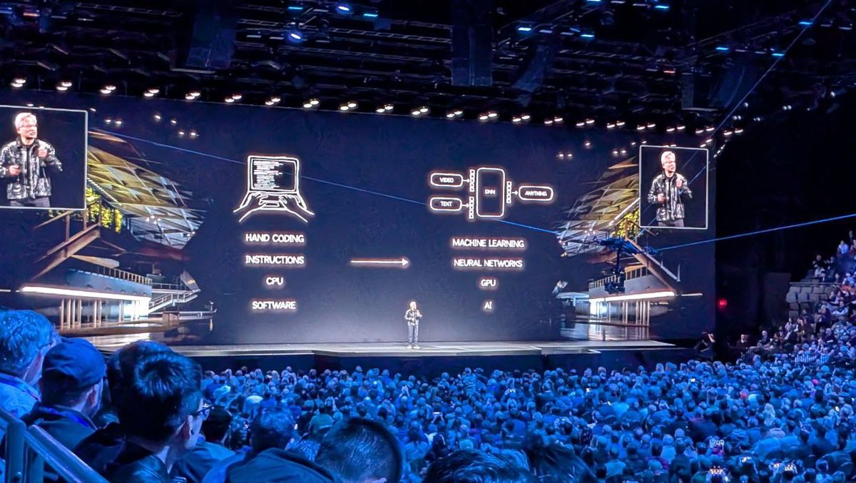 NVIDIA Keynote at CES 2025 unveils RTX 5000 GPUs | Windows Central