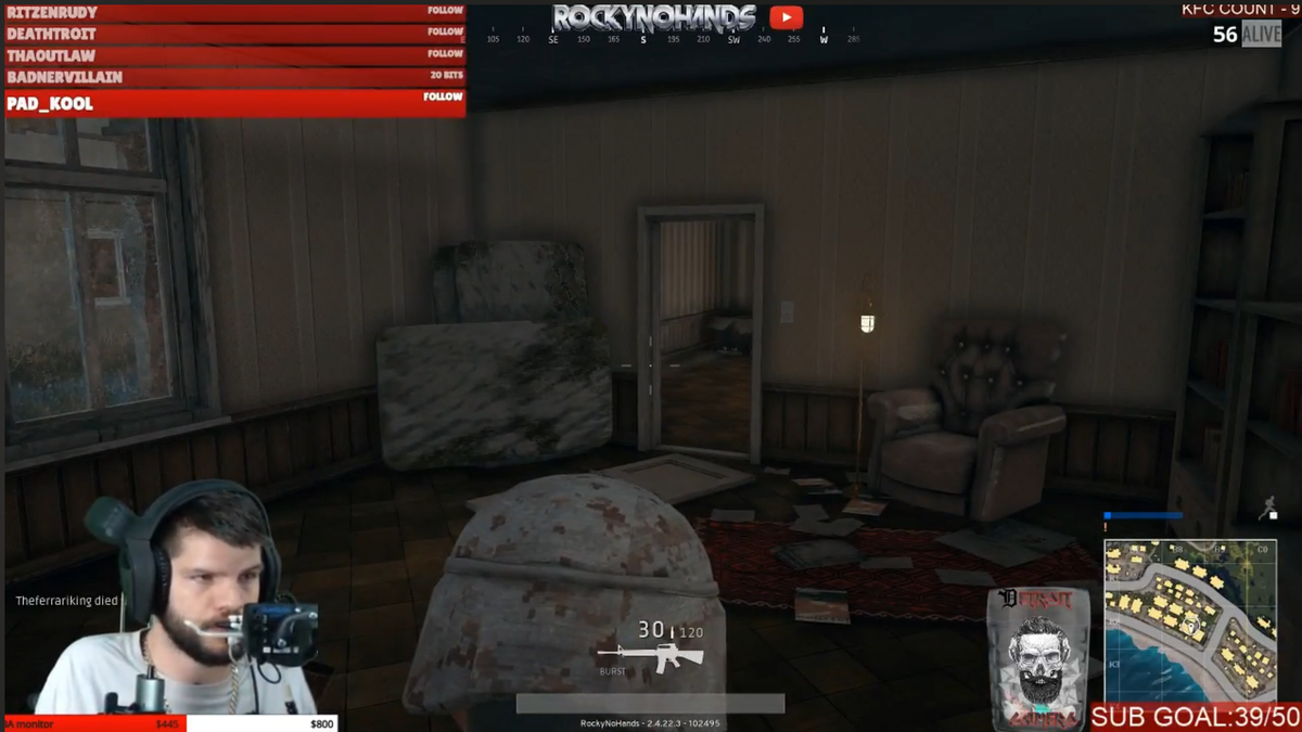 Meet Rocky NoHands, the paralyzed PUBG streamer who kicks ass using only his mouth | PC Gamer