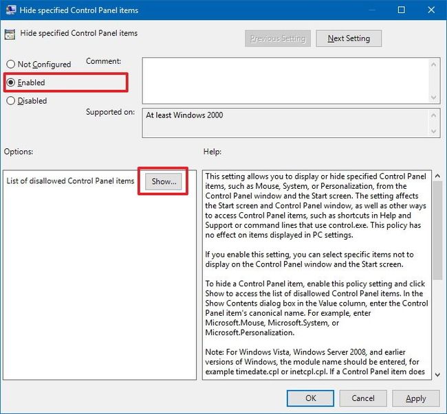 How to hide Control Panel settings on Windows 10 | Windows Central