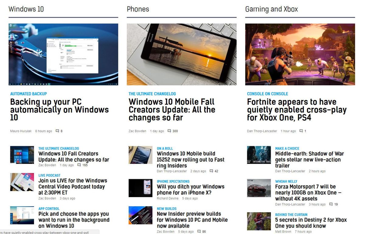Windows Central's new homepage and you | Windows Central