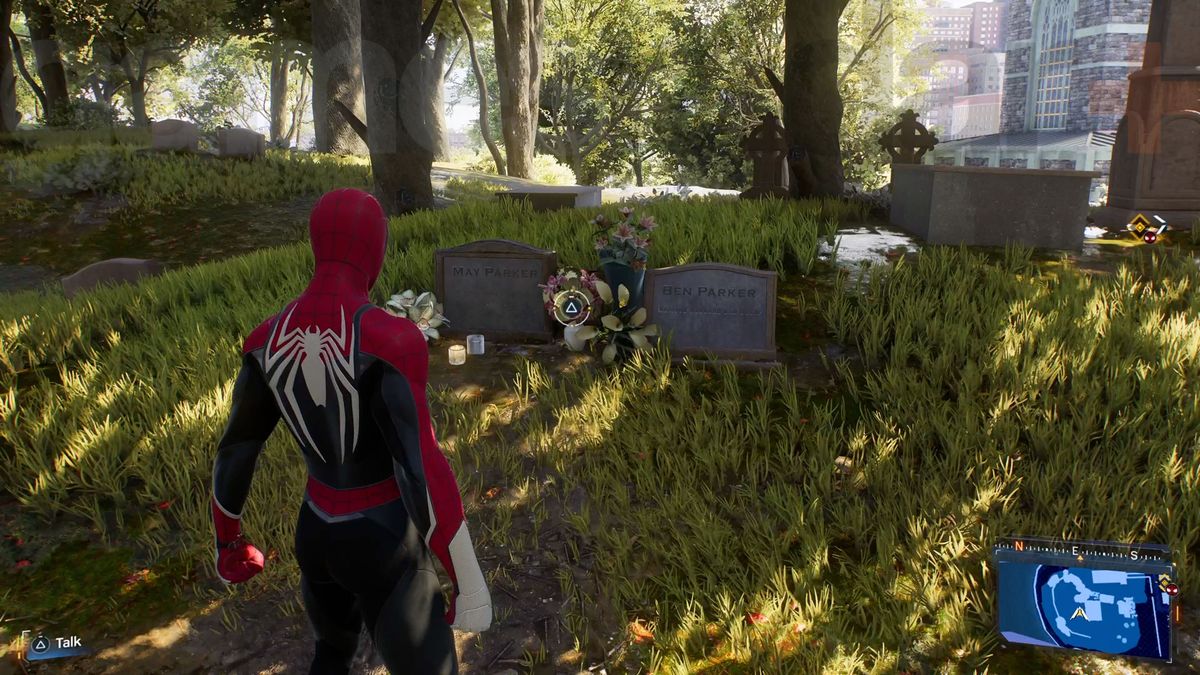 Where to find Marvel's Spider-Man 2 Aunt May's grave | GamesRadar+