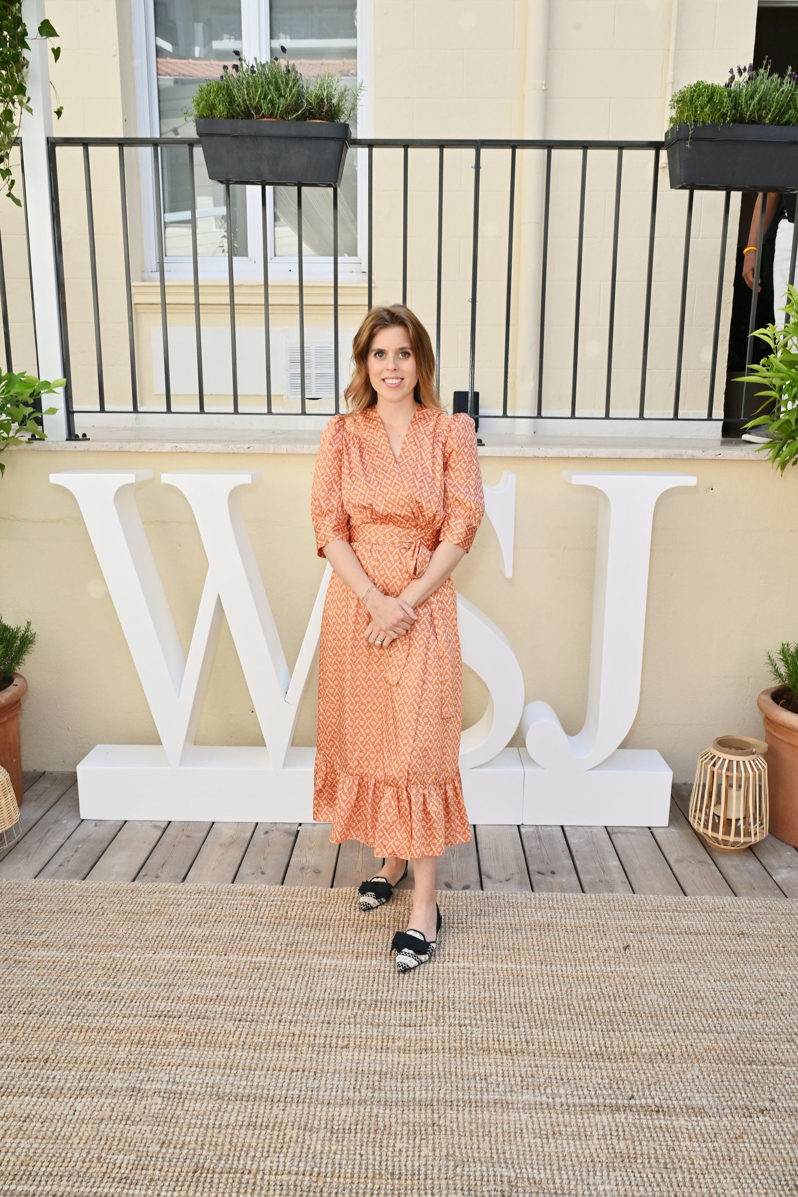 Princess Beatrice Wears Back-to-Back Patterned Summer Dresses at Cannes ...
