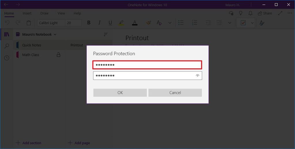 How to password protect OneNote section on Windows 10 | Windows Central