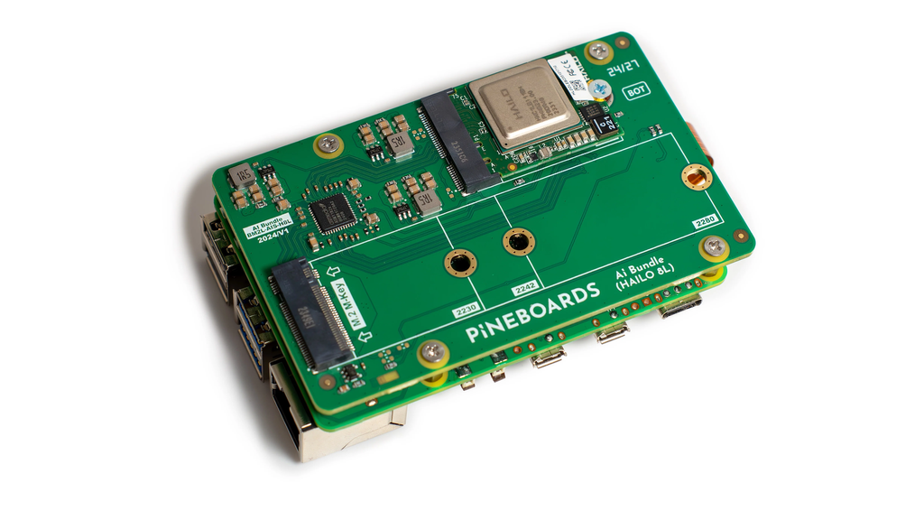 Pineboards announces Raspberry Pi AI HAT bundle combining both NPU and ...
