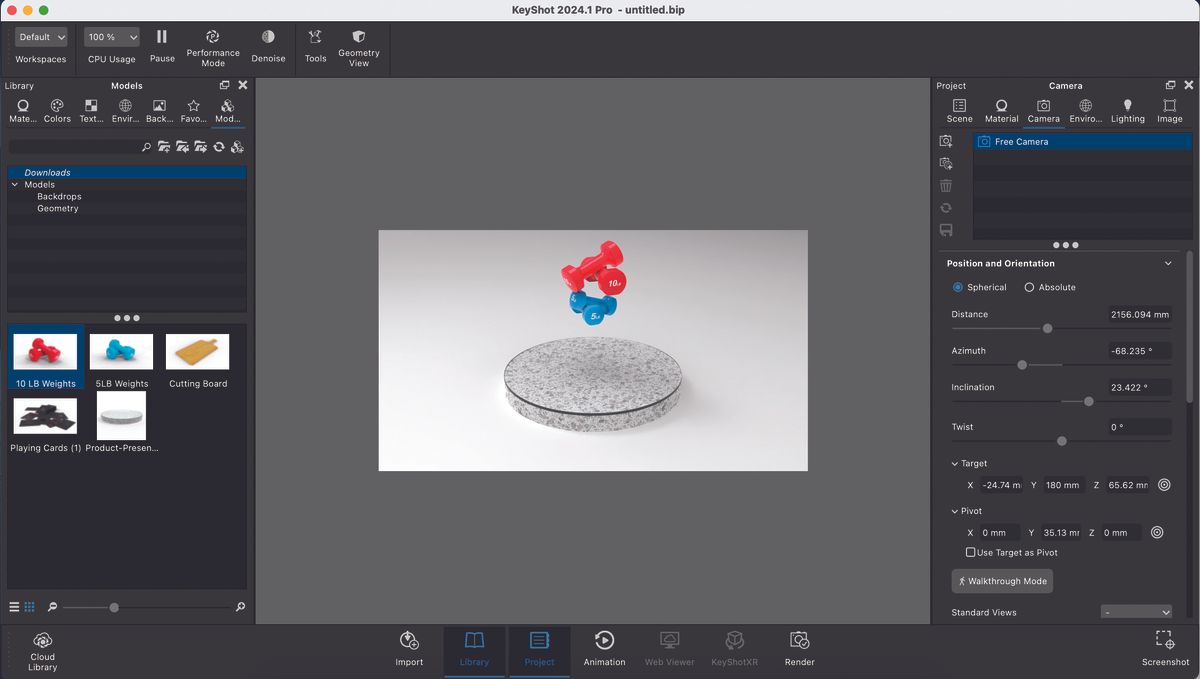How to run a realistic physics simulation in KeyShot | Creative Bloq