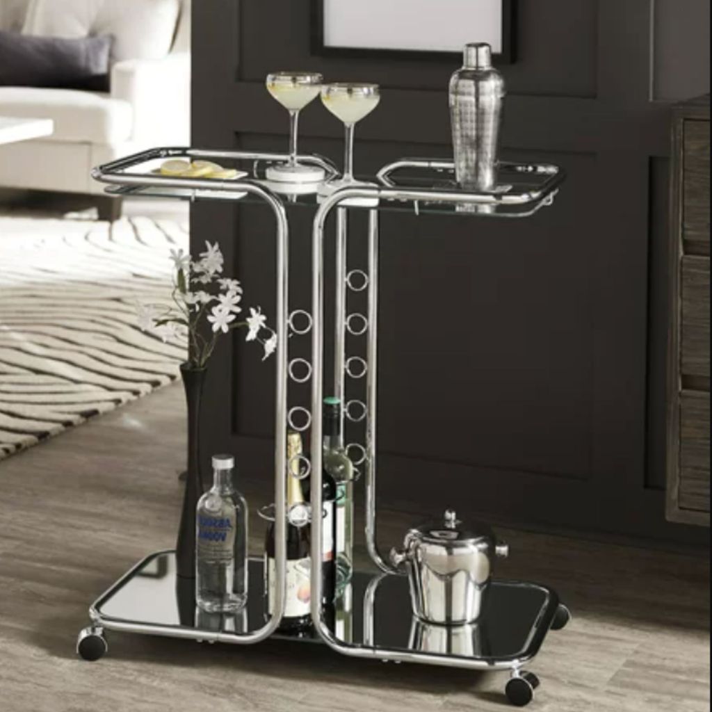 Best bar carts: 9 fancy options for smaller spaces or larger liquor ...