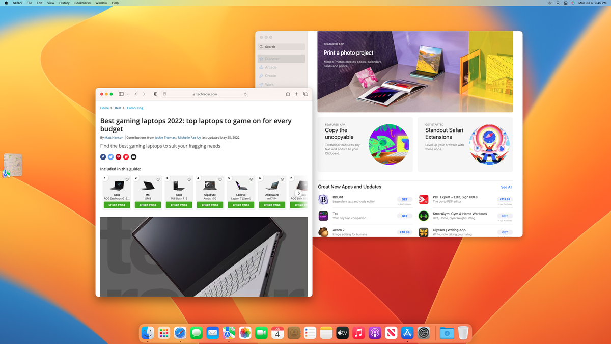 How to use Stage Manager on a Mac in macOS Ventura | TechRadar
