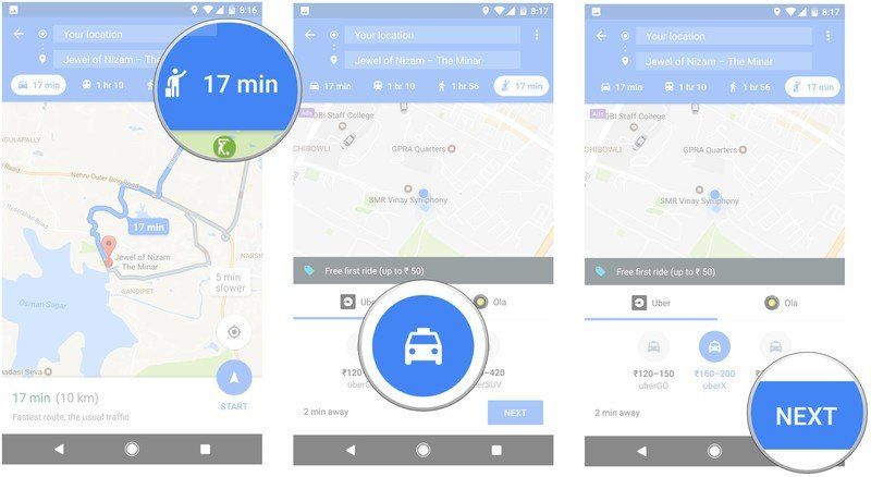 How to book an Uber using Google Maps | Android Central