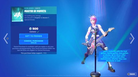 Rejoice! You can now play Metallica's Master Of Puppets in Fortnite ...