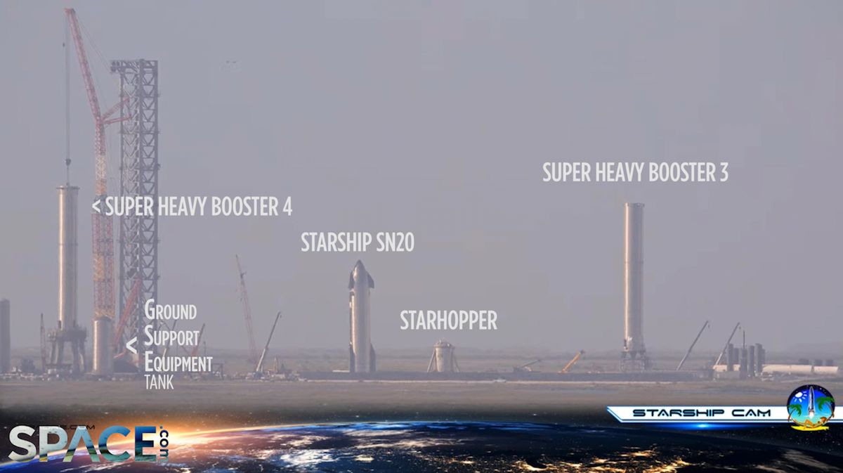 SpaceX's Starship SN20 rolls out to launch pad ahead of 1st orbital ...
